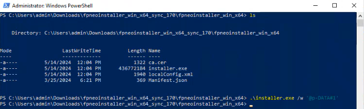 (Manual) Installing or upgrading the agent on systems that have F1E DLP